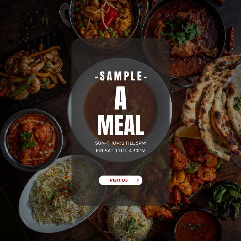 Indulge in Edinburgh’s Finest Indian Delicacies with the Sample a Meal Menu